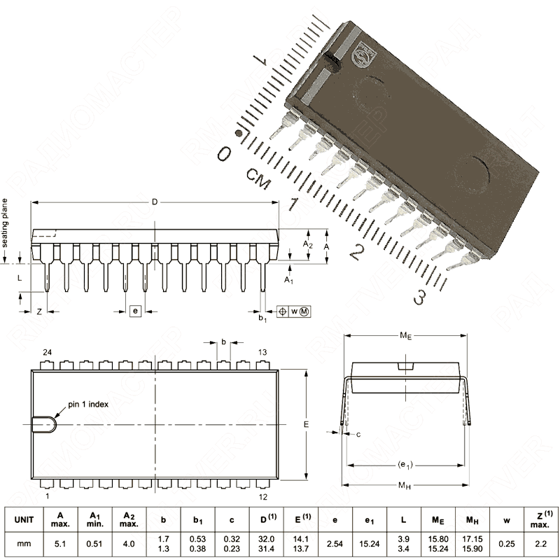 Каталог TDA3510 DIP-24-600, TV, CRT - система цветности магазина "РадиоМастер"
